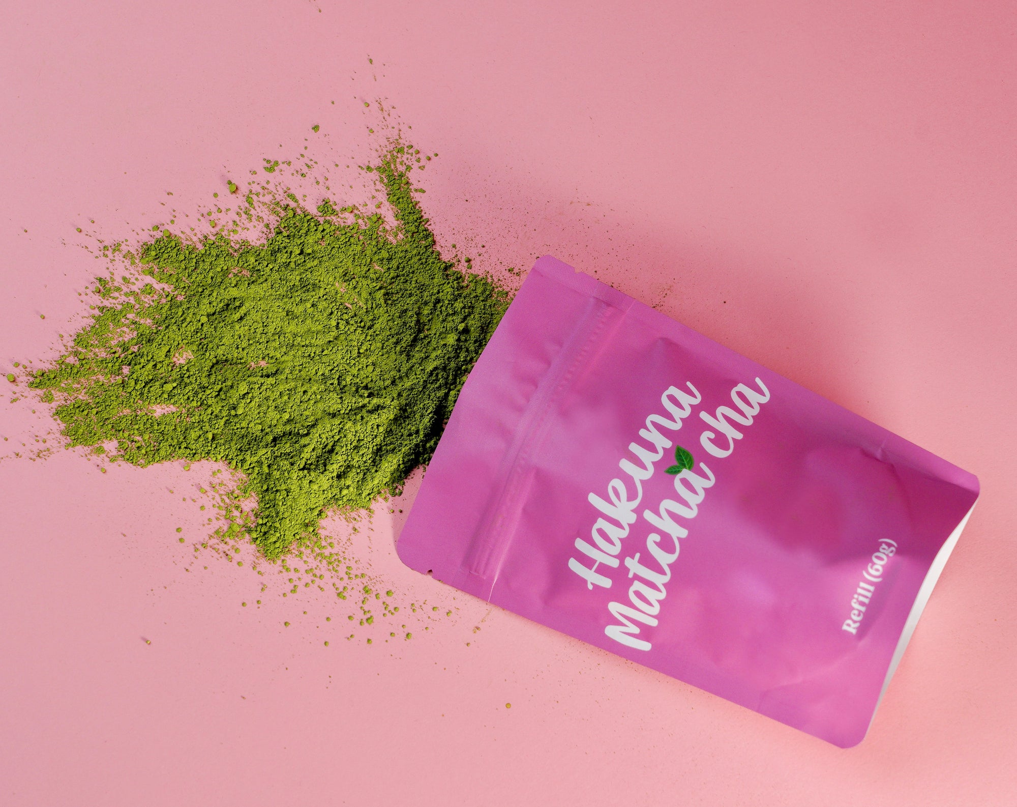 Matcha powder Refill pouch 60g – Hakuna matcha_cha